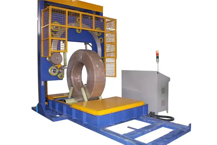 Automatic Vehicle Tire Packing Machine – coil tilter