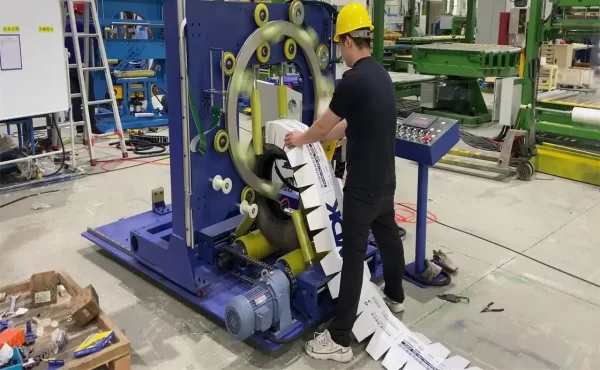 PLC Control Tire Packing Machine – coil tilter